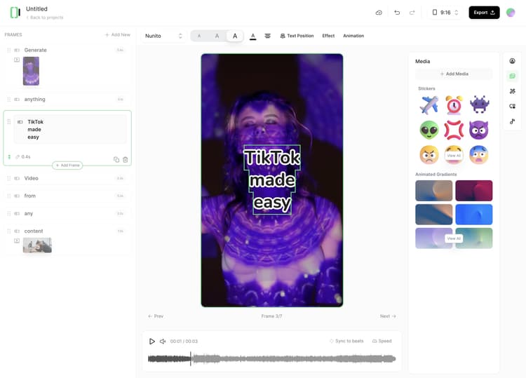 Faceless AI Video Generator | Create Shorts in Minutes