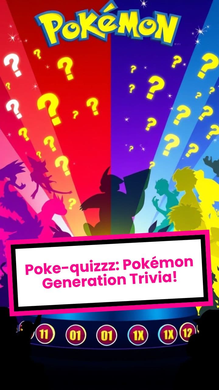 Videos IA Pokemon Trivia | Crear Videos Pokemon Trivia con IA