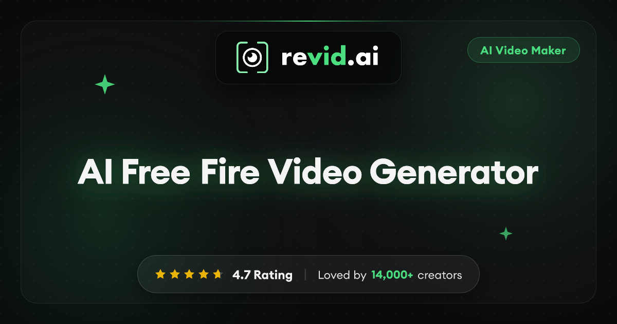Free Fire Video Generator | Create Viral #freefire Edits