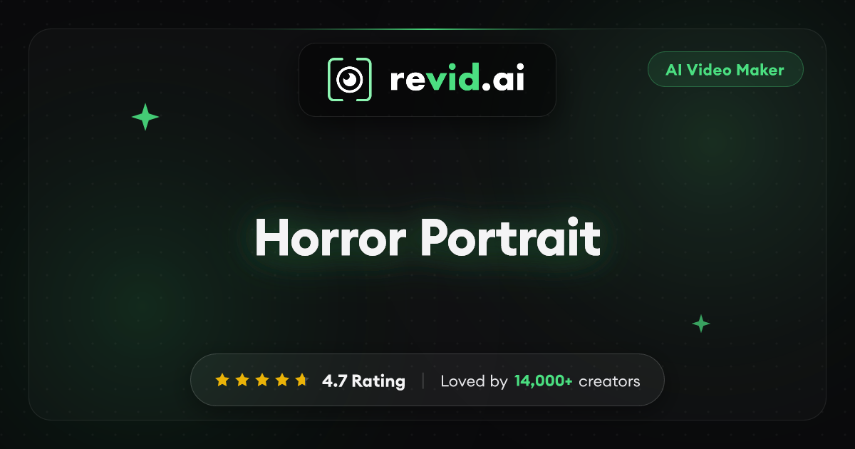 Psychological Horror Portrait AI Image Generator | Revid.ai