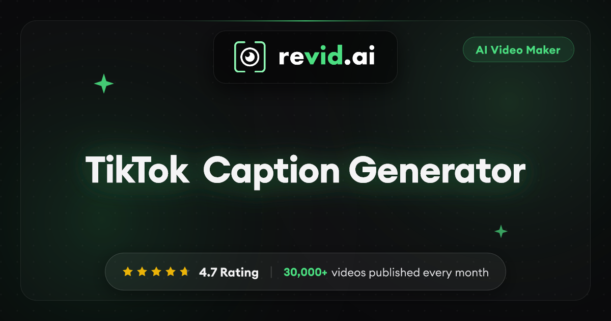 Free TikTok Caption Generator | Ideate Viral Captions