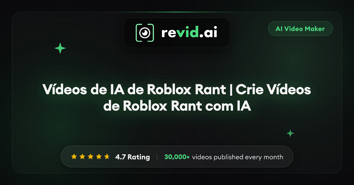 Vídeos De Ia De Roblox Rant Crie Vídeos De Roblox Rant Com Ia