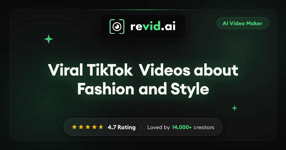 Viral TikTok Videos about Fashion and Style