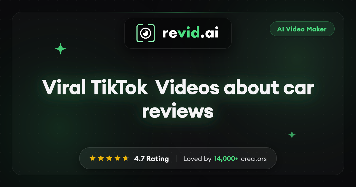 Viral TikTok Videos about car reviews