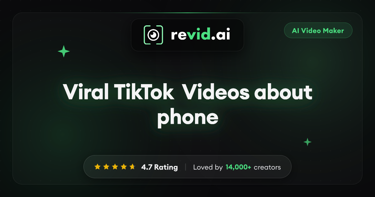Viral TikTok Videos about phone