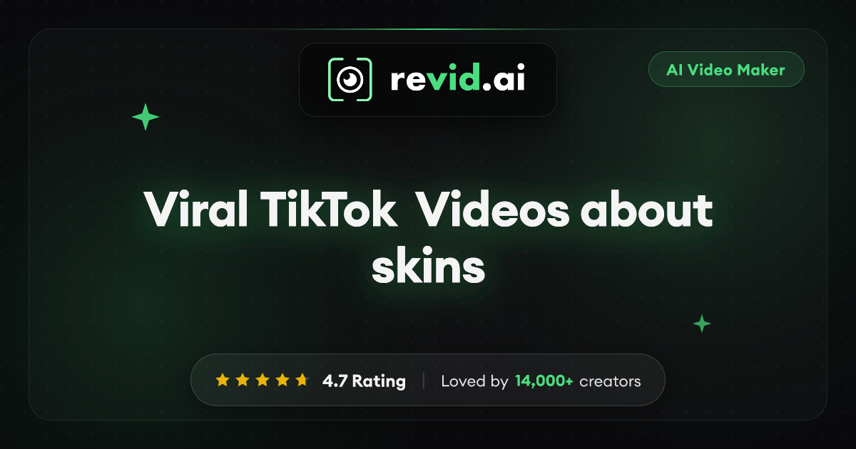 Viral TikTok Videos about skins